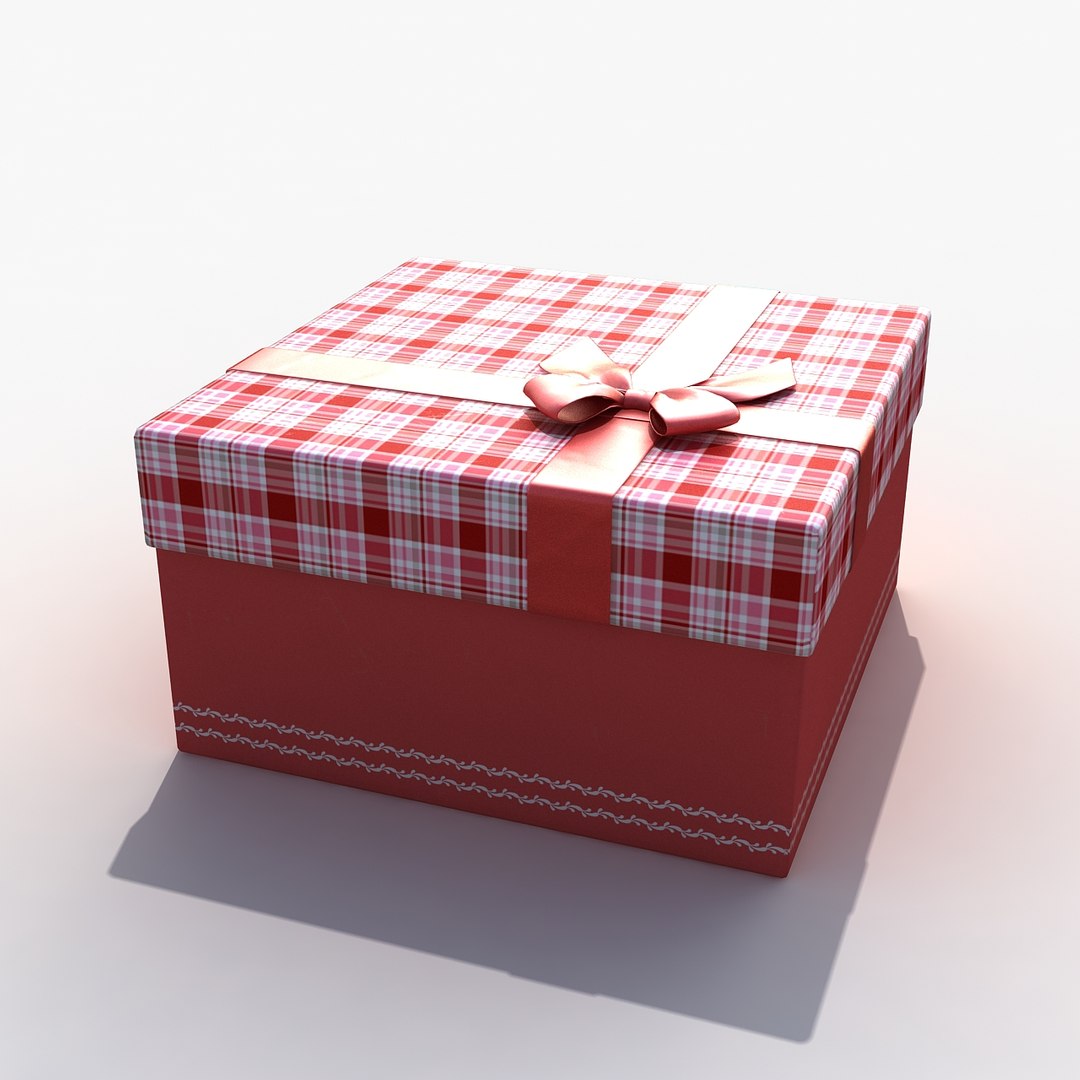 3d Model Of Gift Box