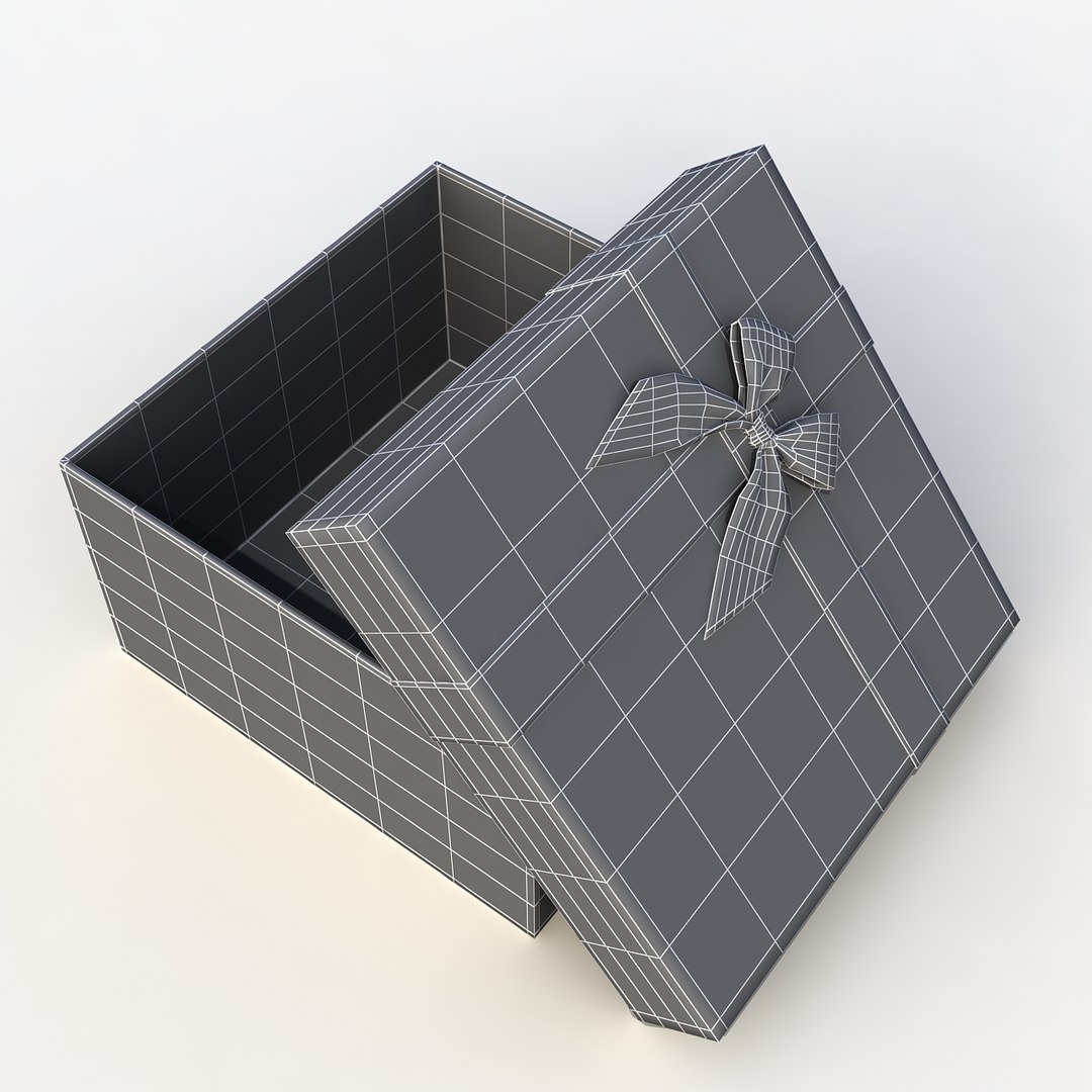 3d Model Of Gift Box