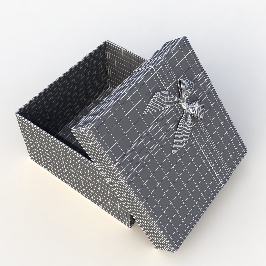 3d Model Of Gift Box