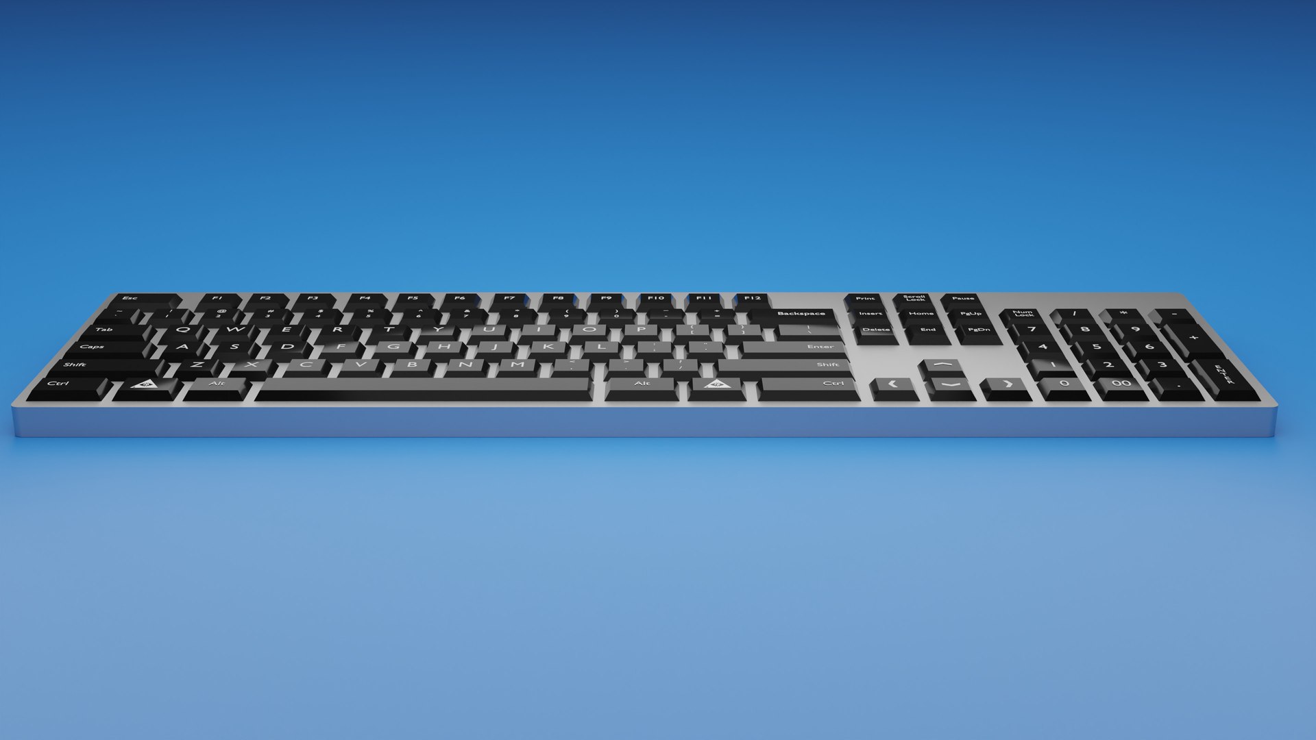 3D Wireless Computer Keyboard - TurboSquid 2103954