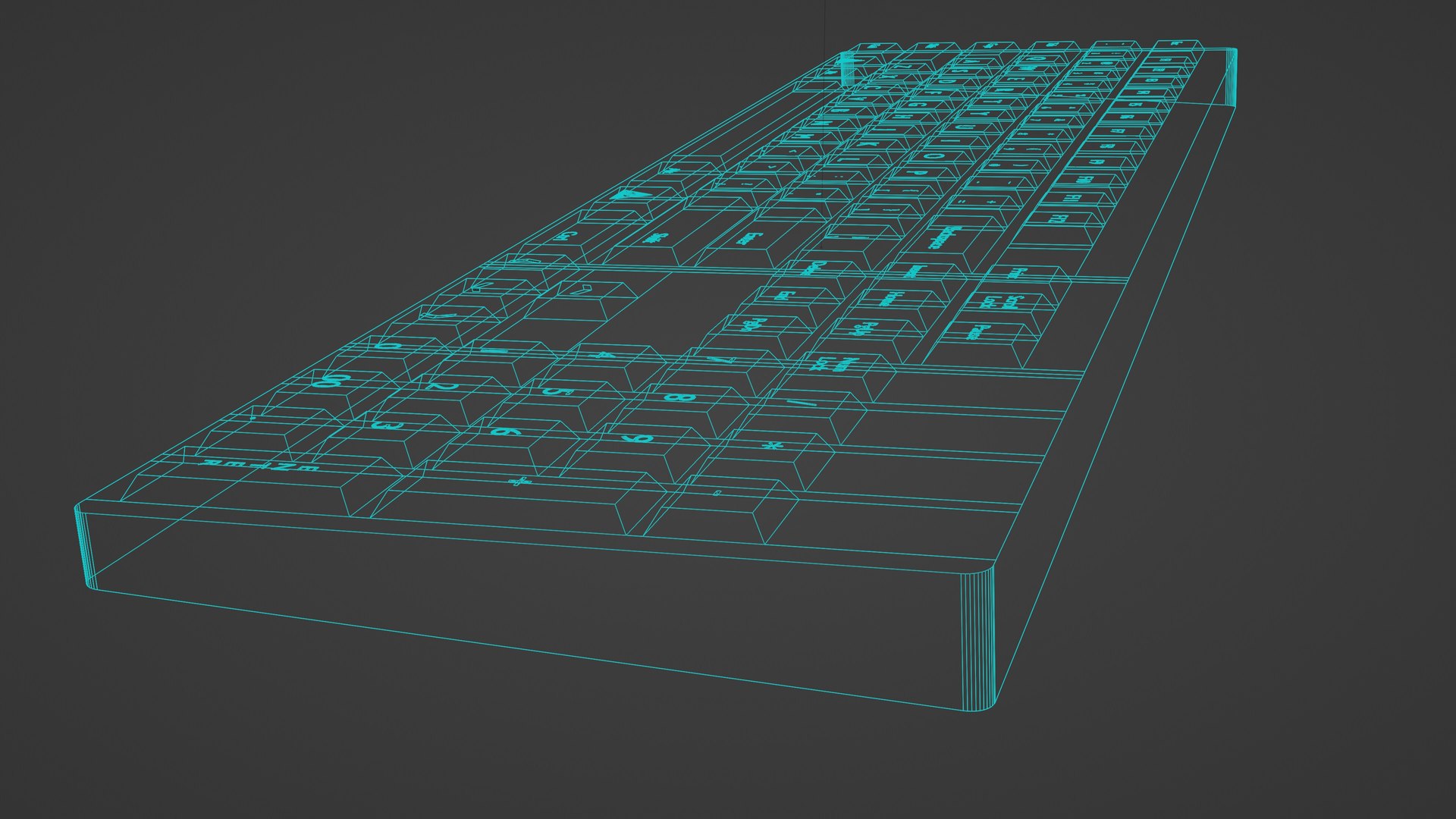 3D Wireless Computer Keyboard - TurboSquid 2103954