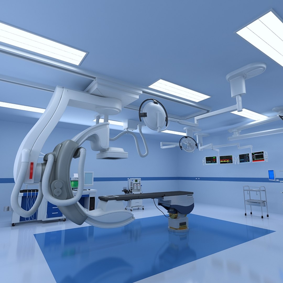 3D Hospital Hybrid Operating Room Model - TurboSquid 1425525