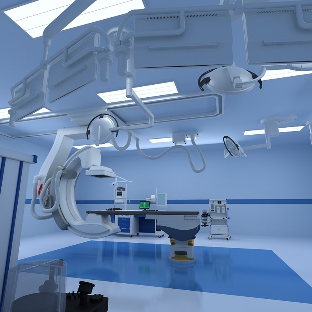 3D Hospital Hybrid Operating Room Model - TurboSquid 1425525