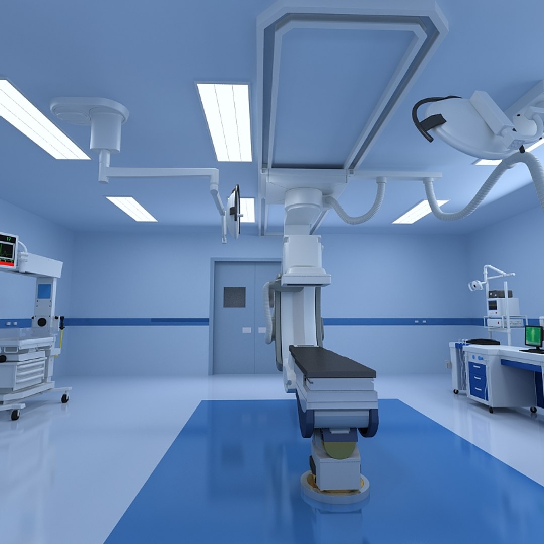 3D Hospital Hybrid Operating Room Model - TurboSquid 1425525