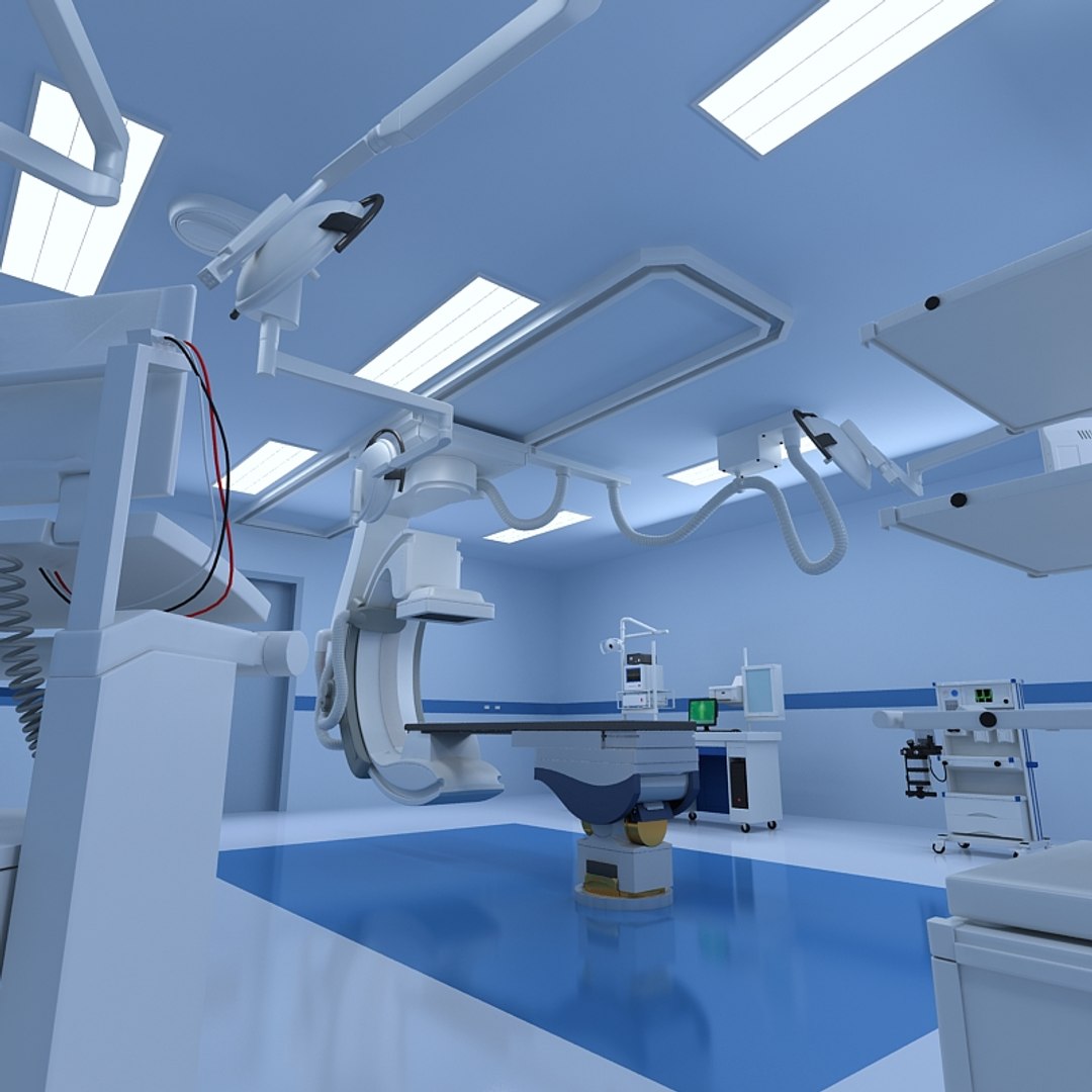 3D Hospital Hybrid Operating Room Model - TurboSquid 1425525