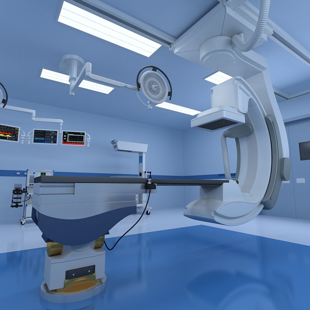 3D Hospital Hybrid Operating Room Model - TurboSquid 1425525