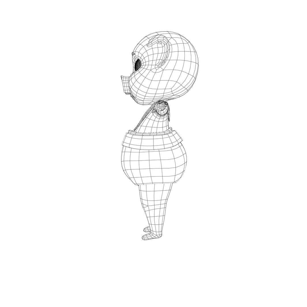 Cartoon Baby Pig With BIB 3D Model 3D Model - TurboSquid 1774628