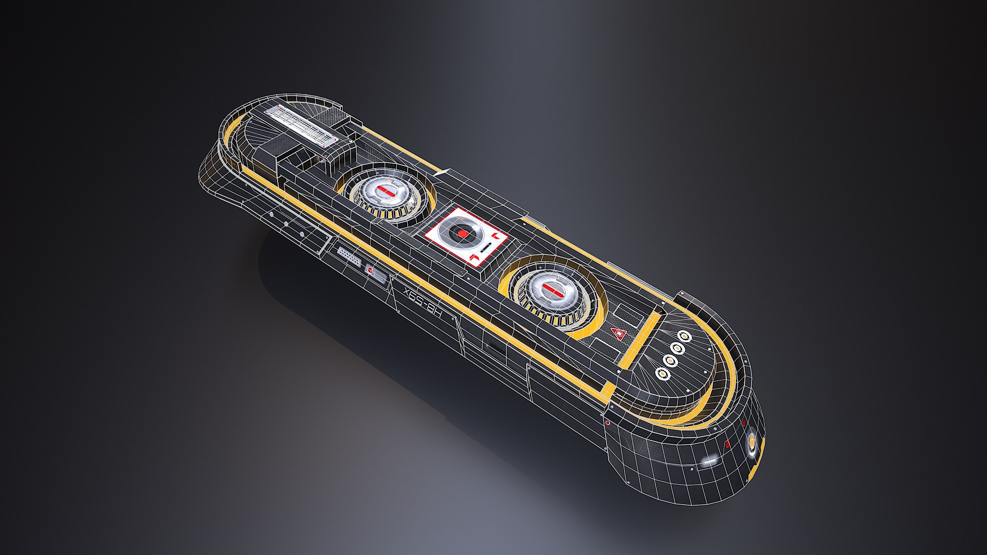 Sci-Fi Hoverboard 3D Model - TurboSquid 2014766