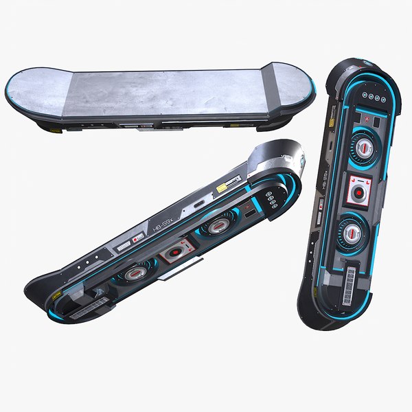 Sci-Fi Hoverboard 3D model - TurboSquid 2014766