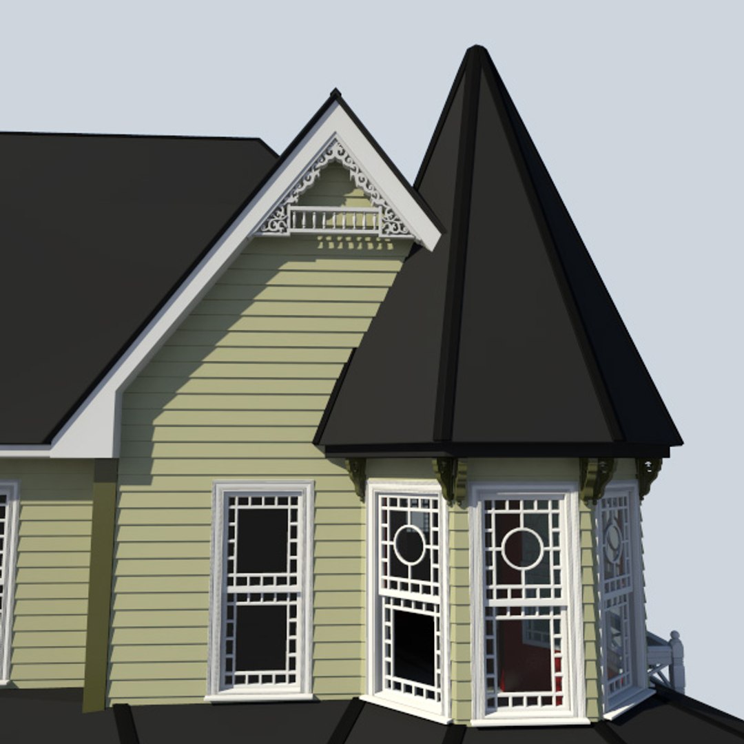 3d Decorative Gable Model