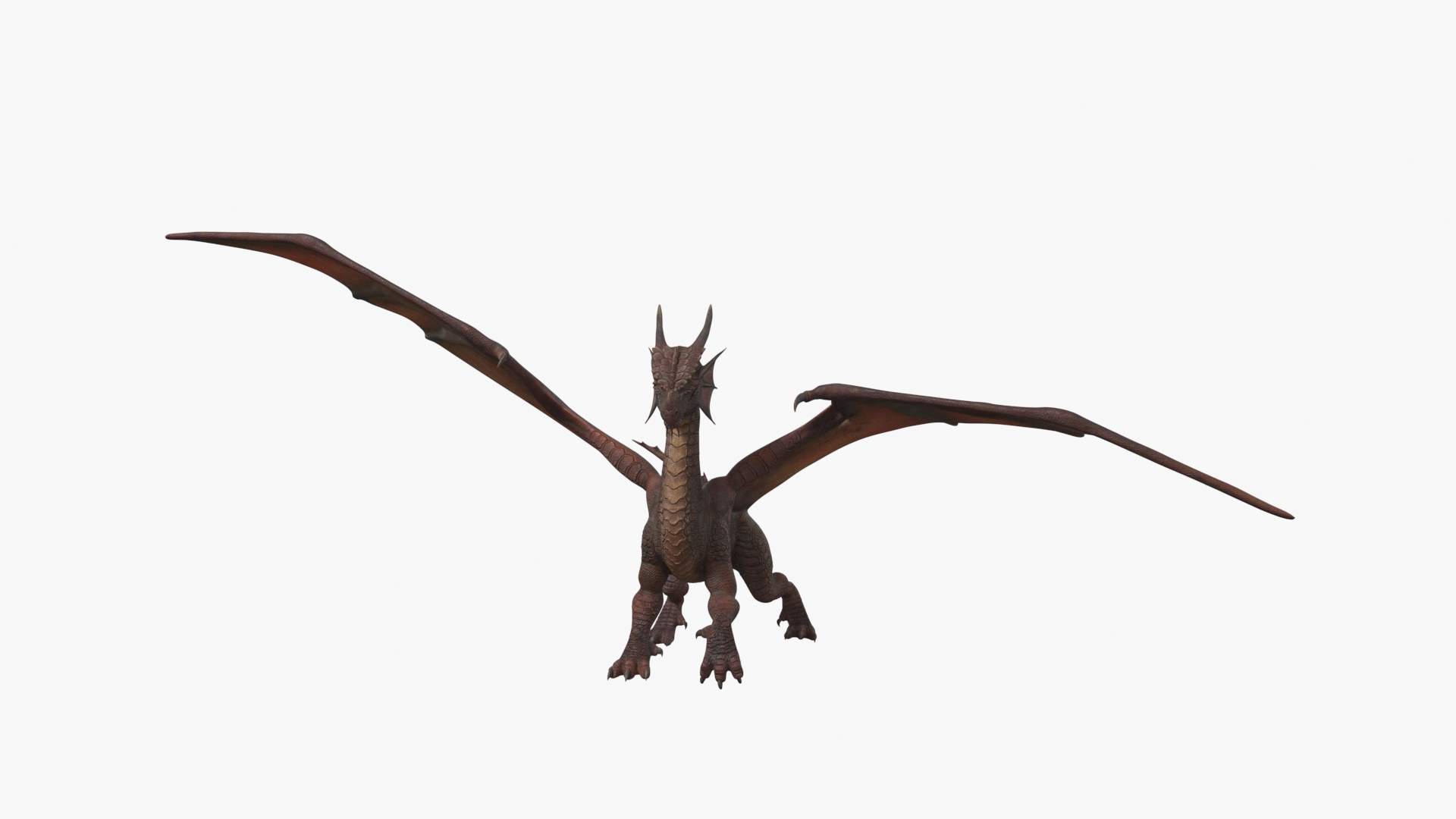 3D Dragon Fantasy Beast Standing - TurboSquid 2310981