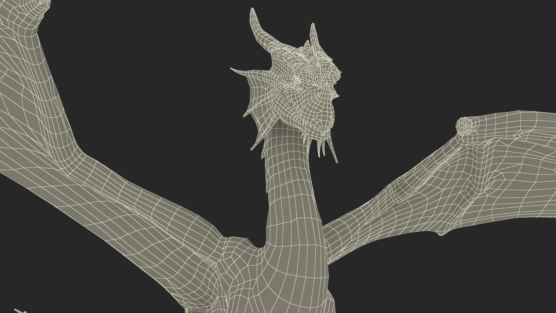 3D Dragon Fantasy Beast Standing - TurboSquid 2310981