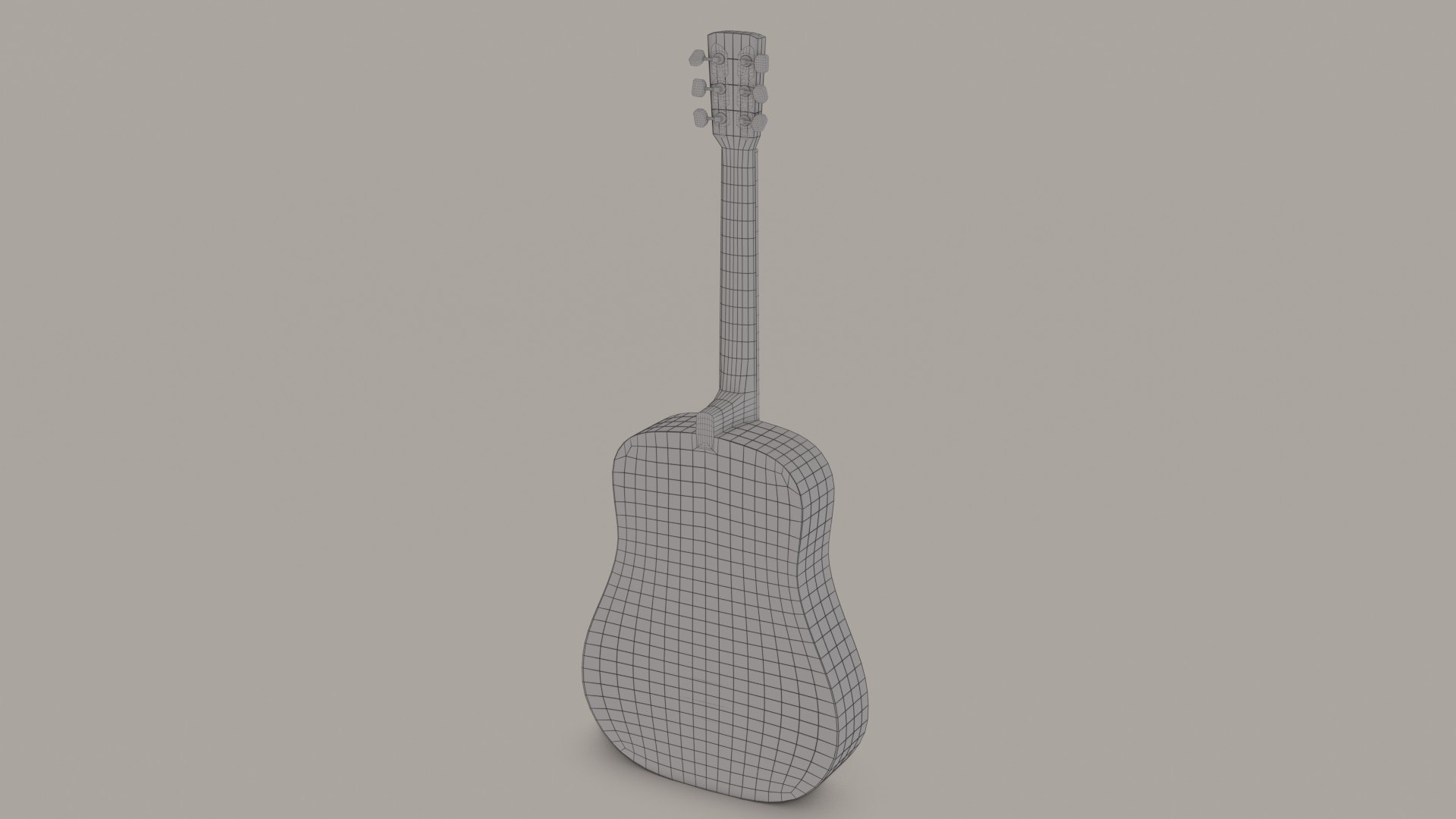 Acoustic Guitar 3D Model - TurboSquid 1986821