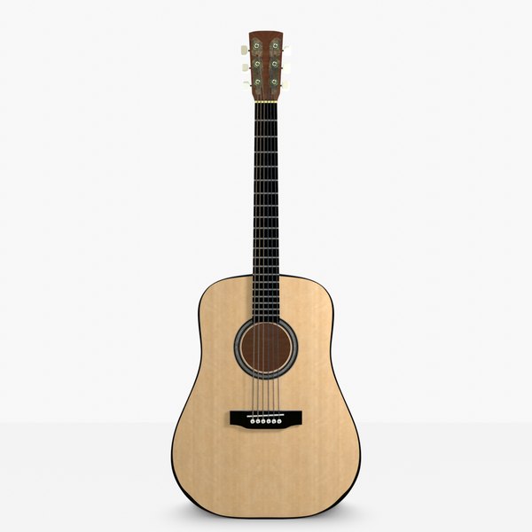 Acoustic Guitar STL Models for Download | TurboSquid