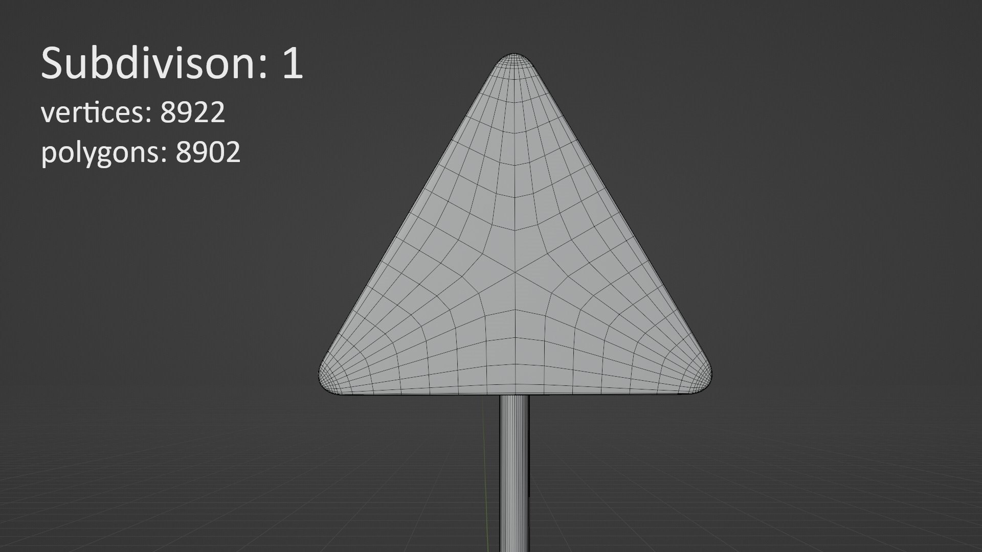 Traffic Sign Crossroad 3D Model - TurboSquid 2143923