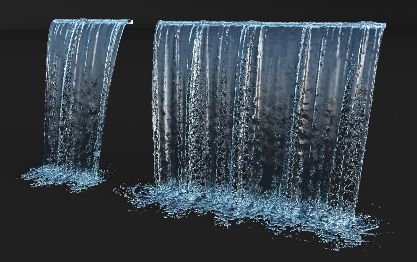 3D Water Collection 3 Model - TurboSquid 1992362