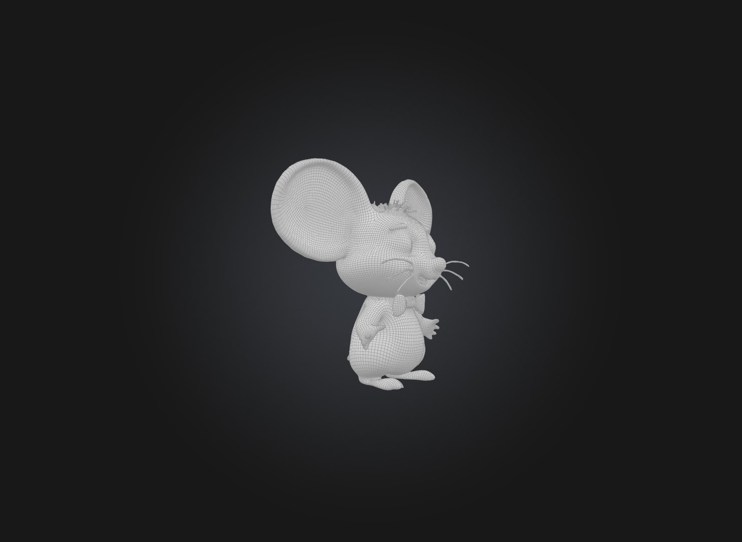 Cute Cartoon Mouse Model 3D Model - TurboSquid 2288012