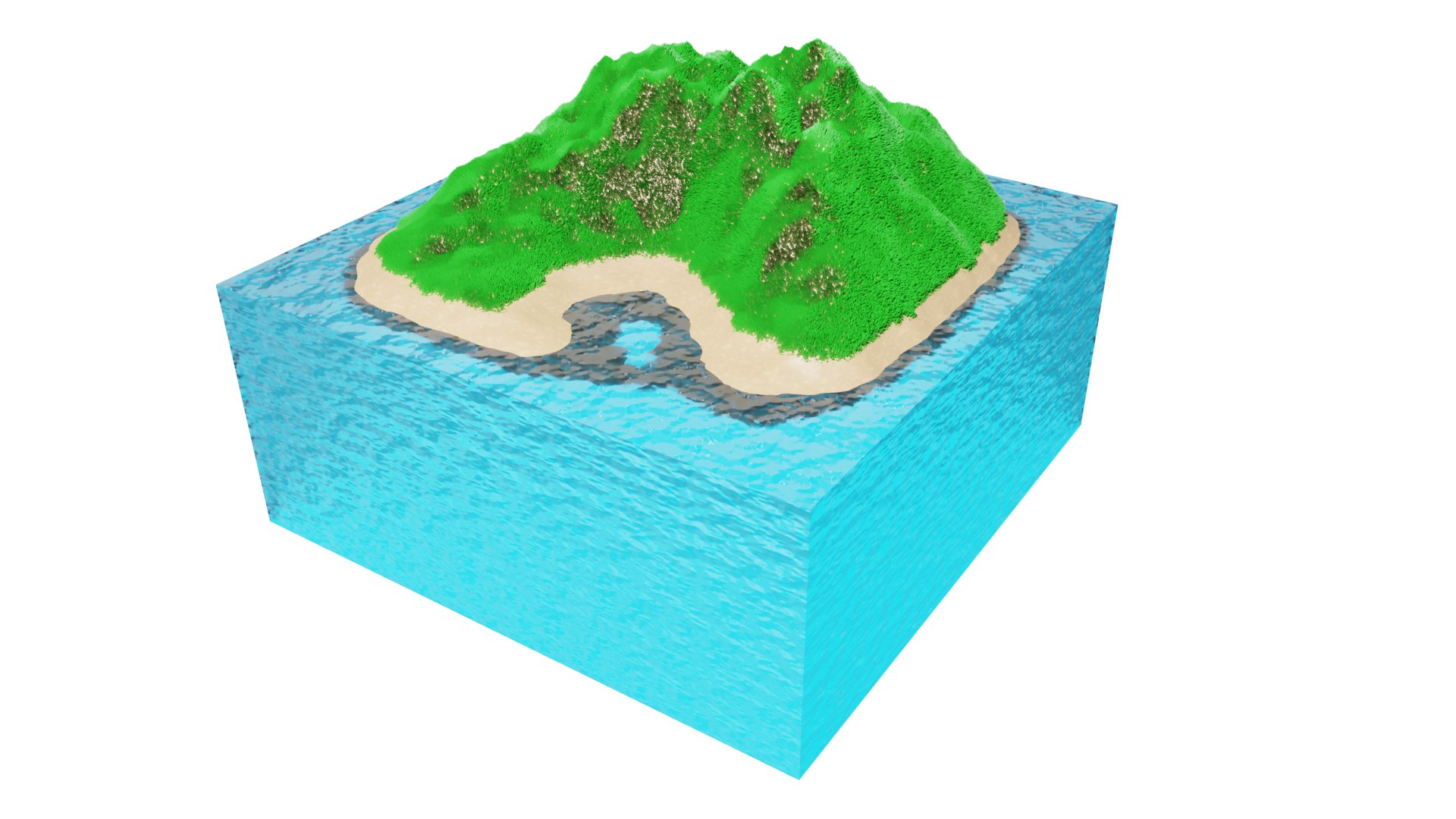 3D Little Island - TurboSquid 2169078