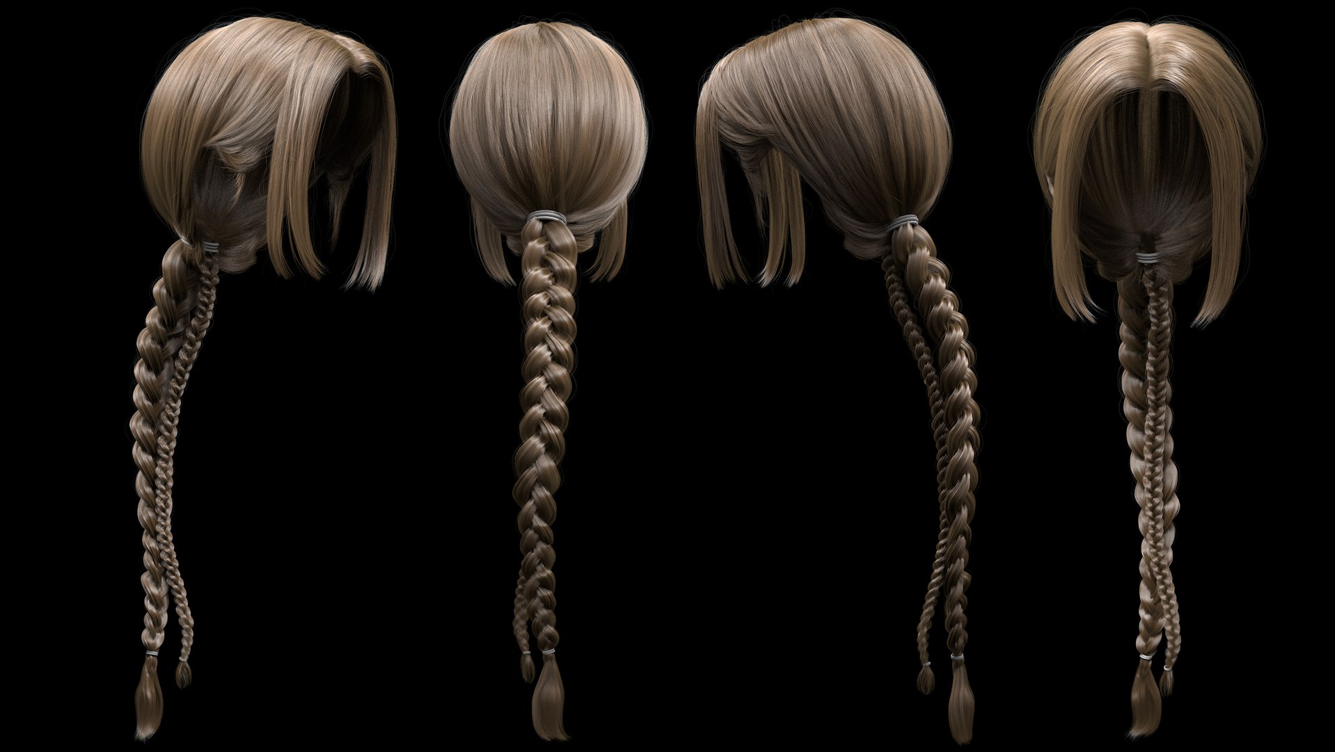 3D Realistic Hair Xgen - TurboSquid 2103966