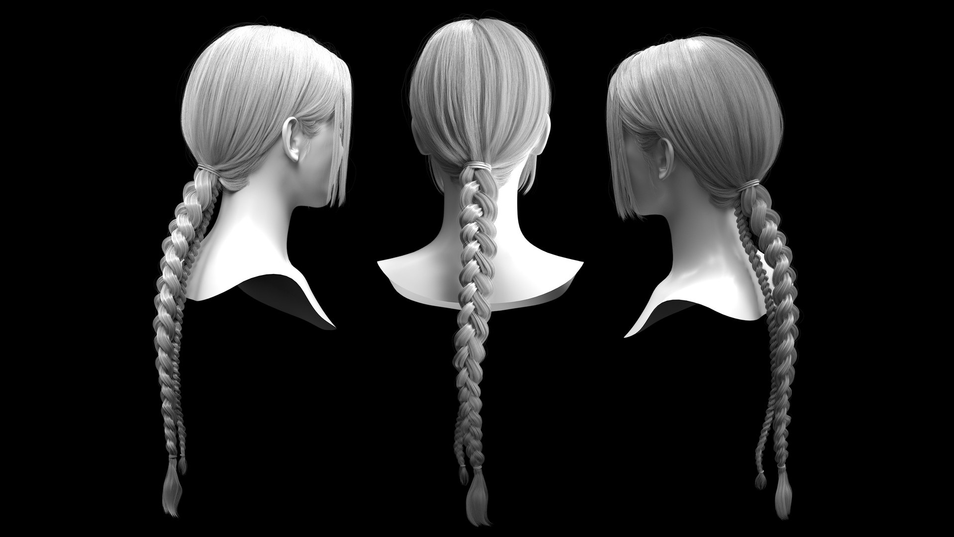 3D Realistic Hair Xgen - TurboSquid 2103966