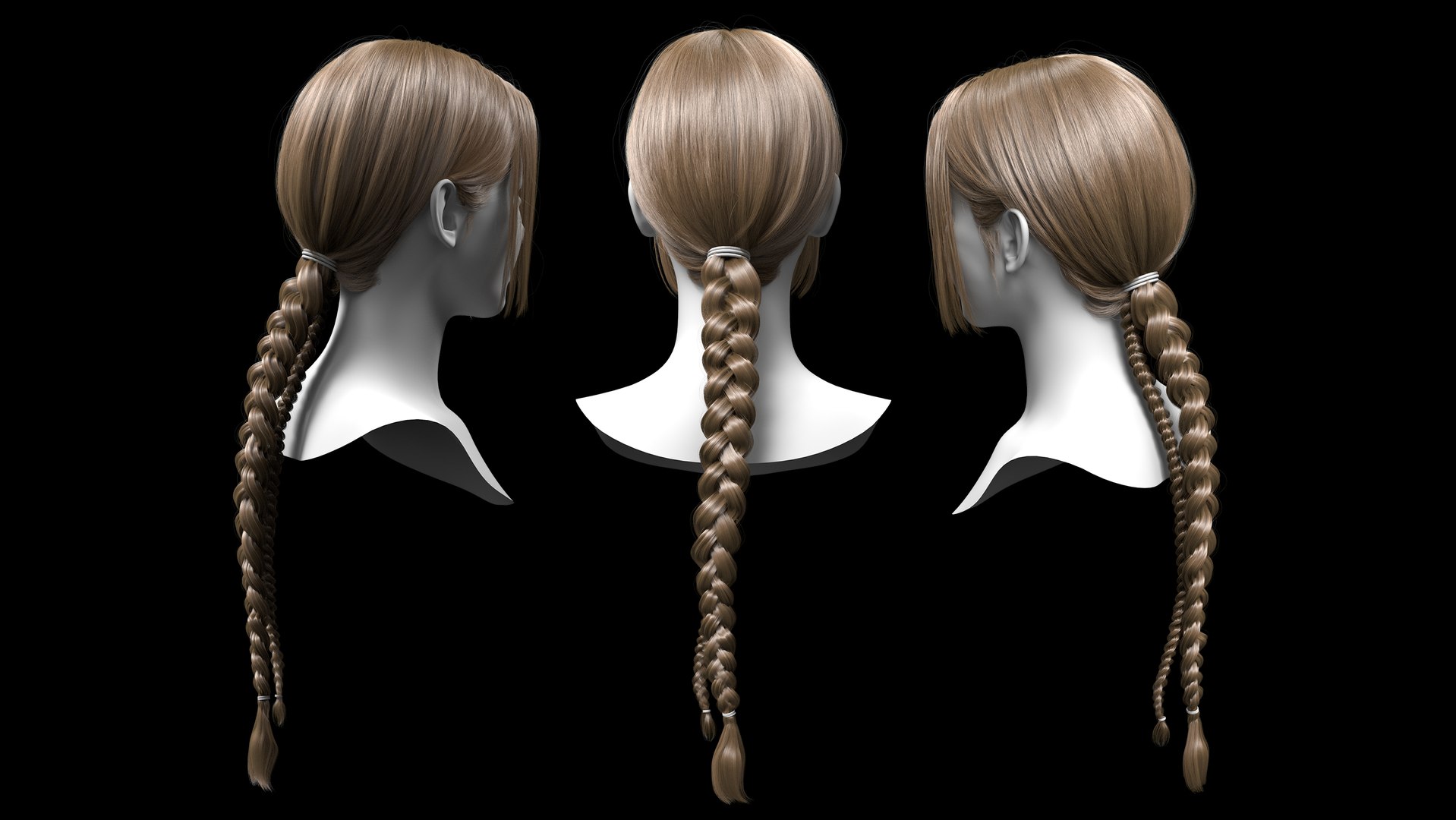 3D Realistic Hair Xgen - TurboSquid 2103966