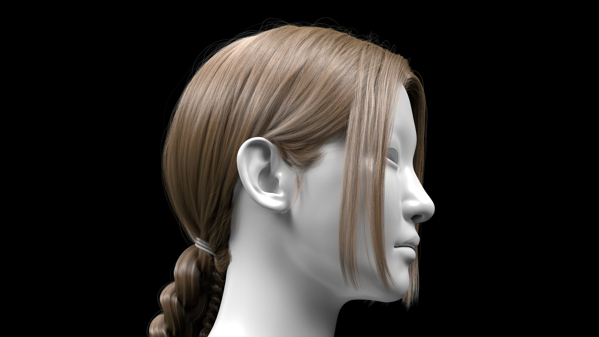 3D Realistic Hair Xgen - TurboSquid 2103966