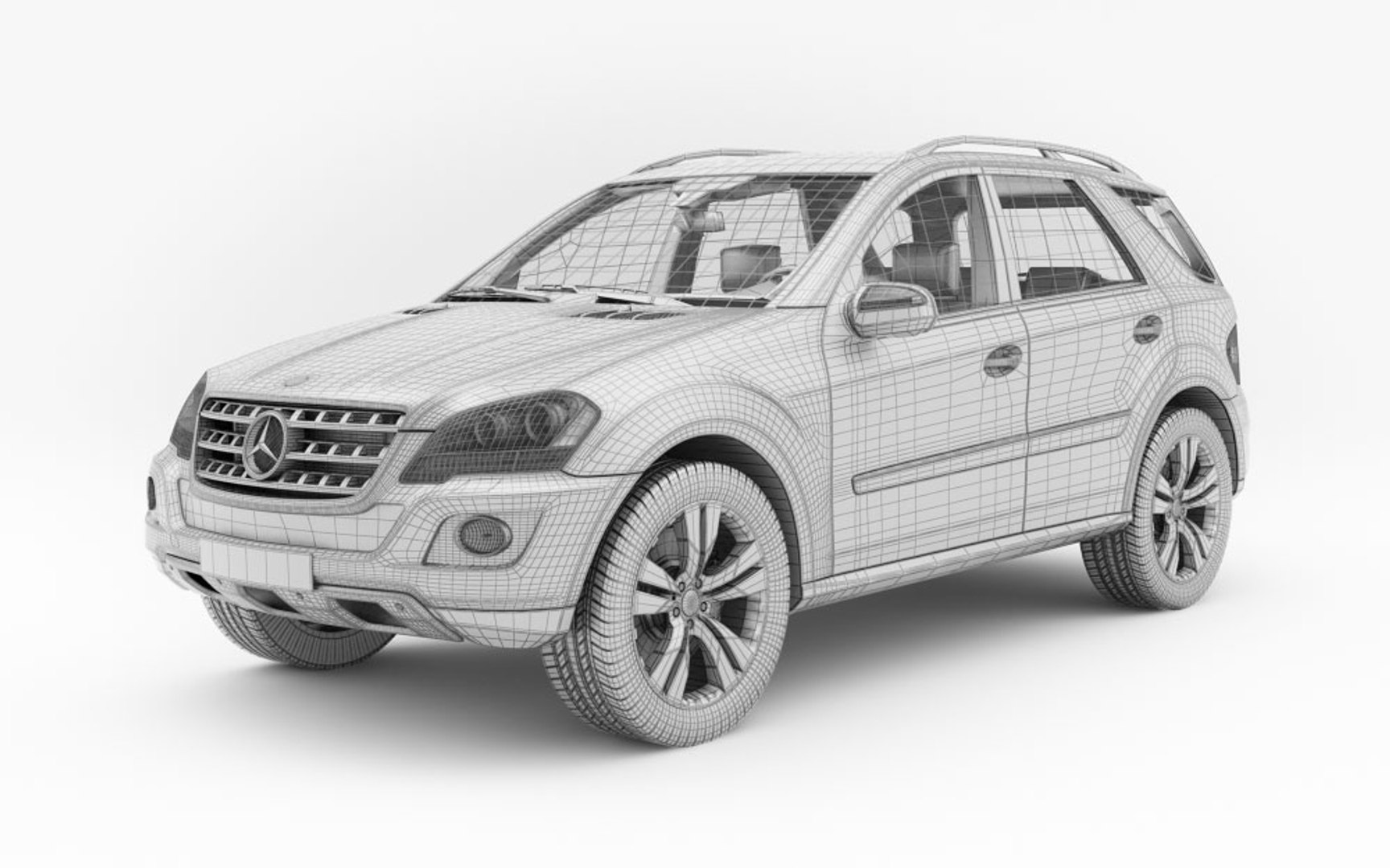 3ds Max Car Mercedes Ml 500