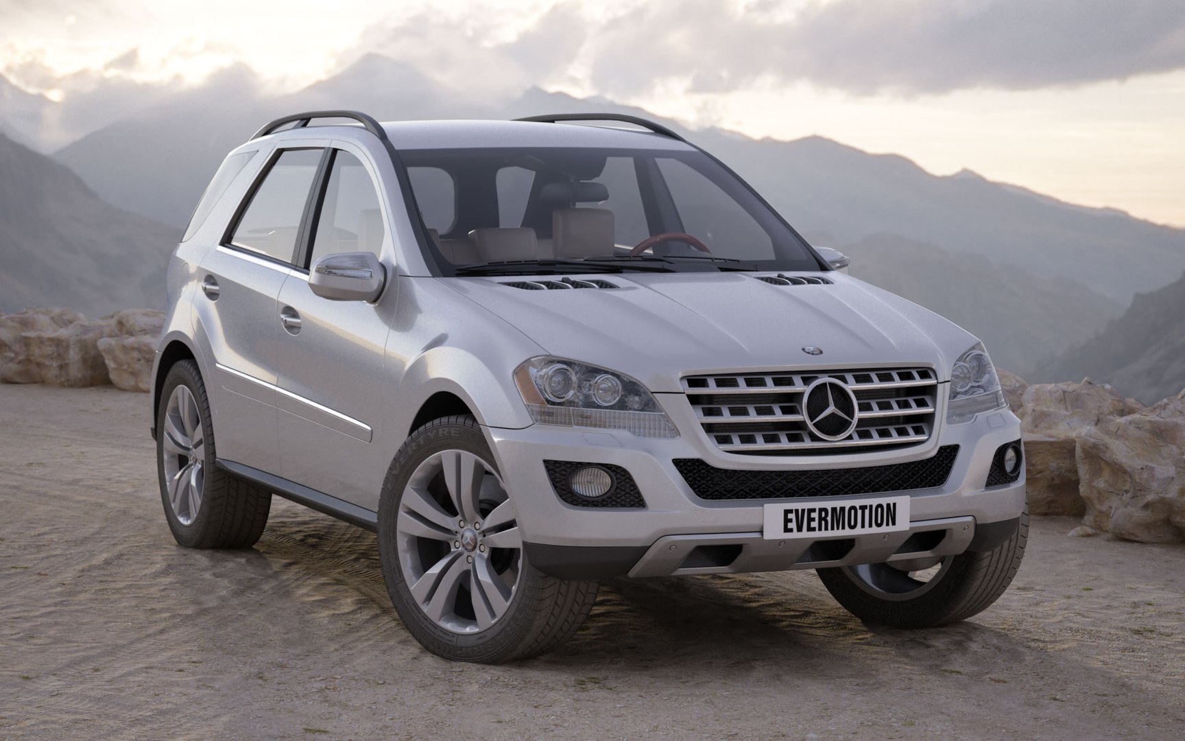 3ds Max Car Mercedes Ml 500