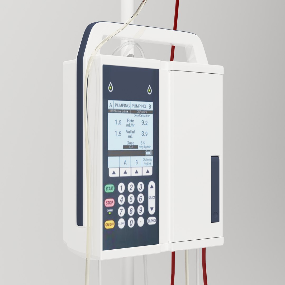 3D Model Infusion Pump 4K - TurboSquid 2240950