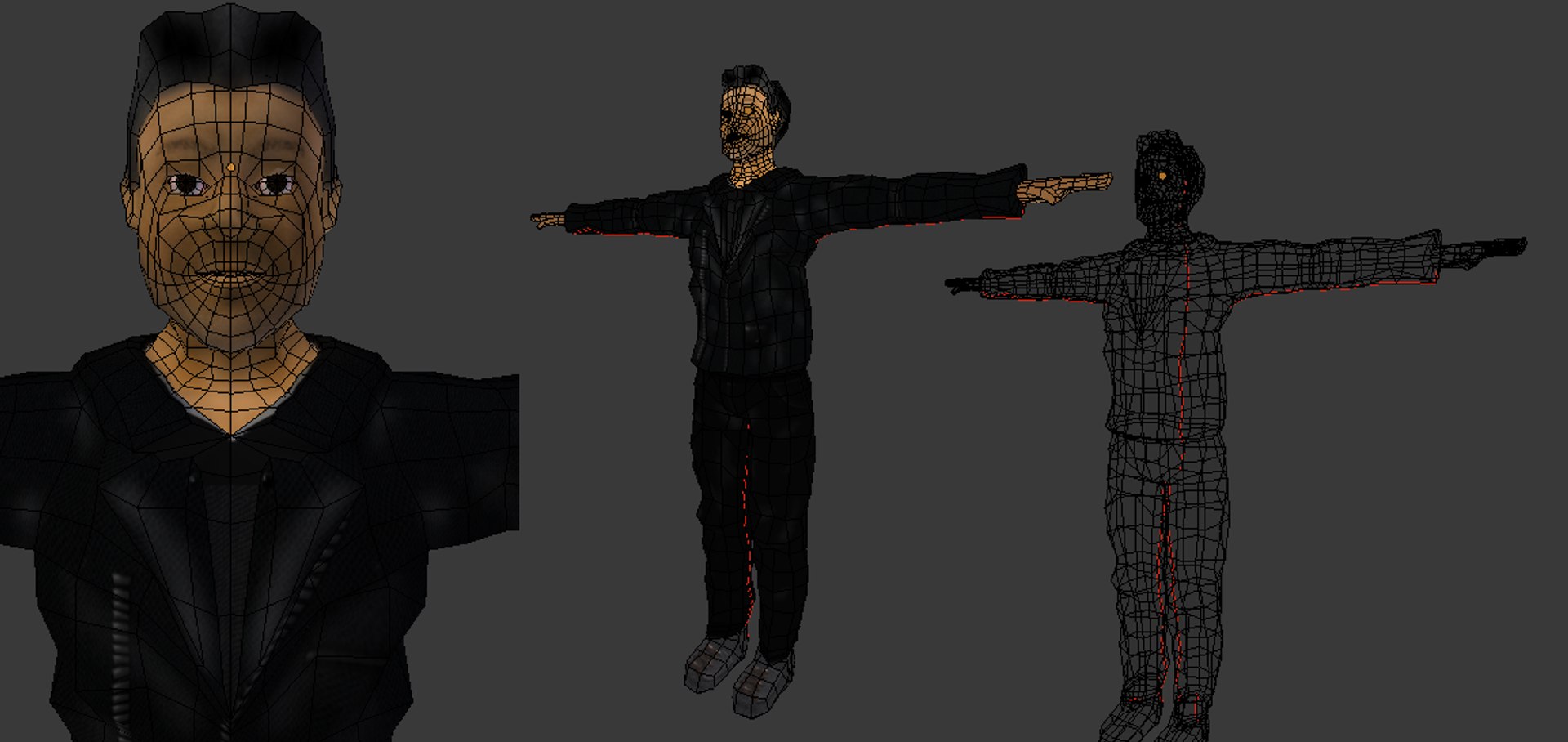 3ds max man jacket