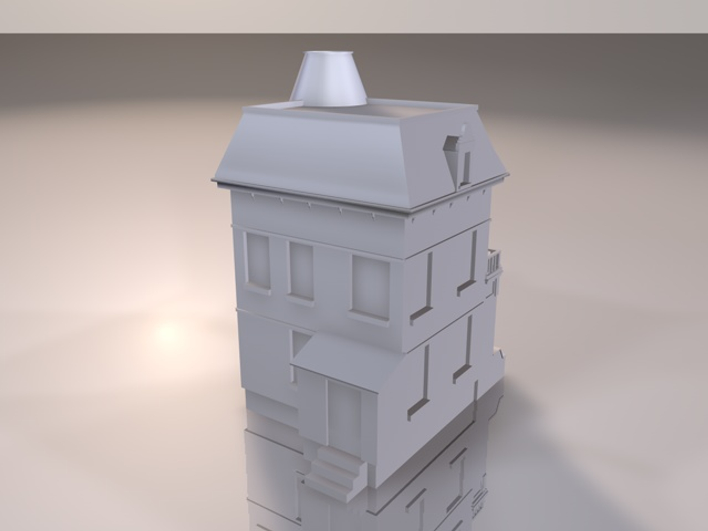 old victorian home 3d model