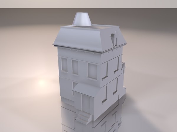 old victorian home 3d model