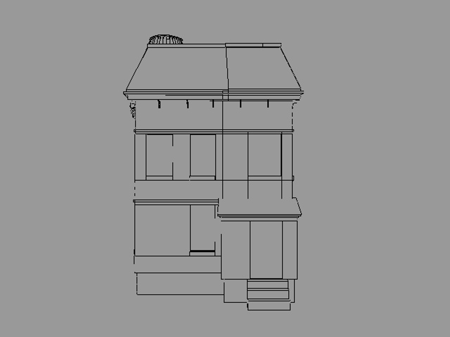 old victorian home 3d model