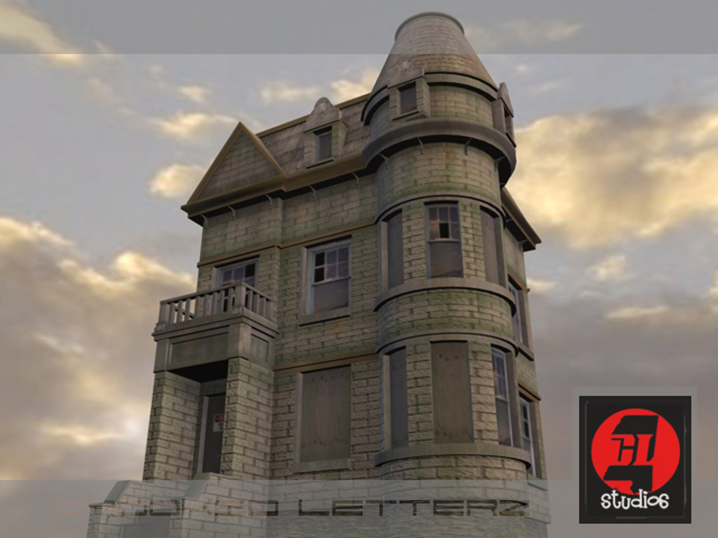 old victorian home 3d model