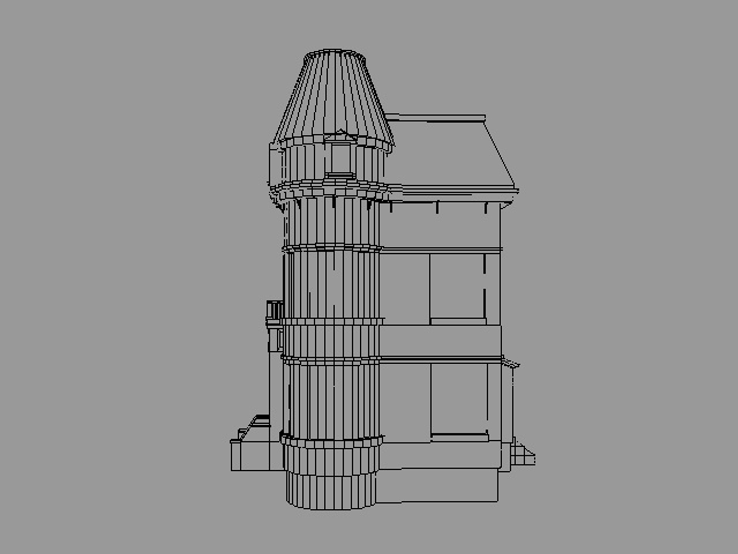 old victorian home 3d model