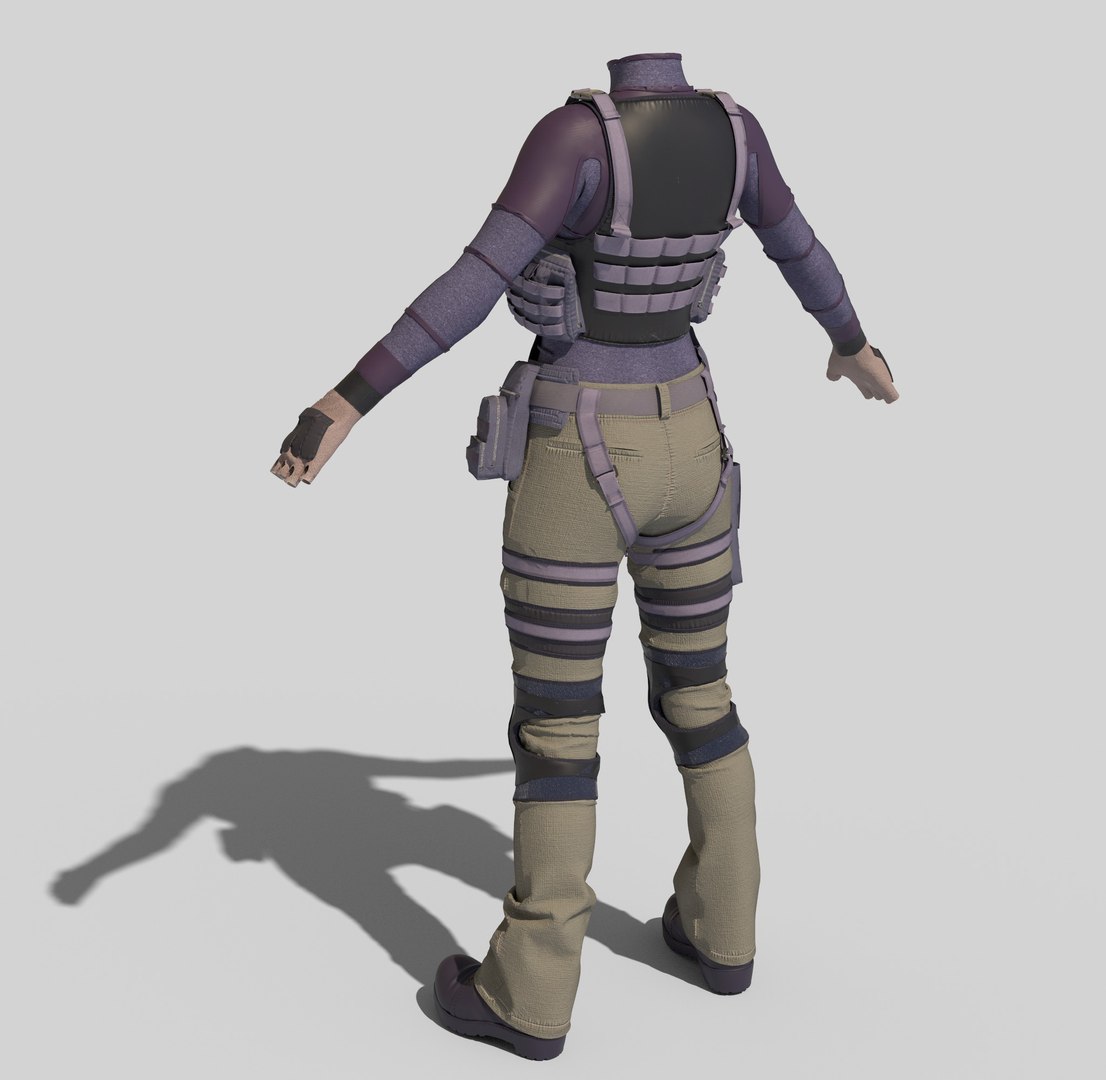 3D Military Outfit 3D Model - TurboSquid 2255284