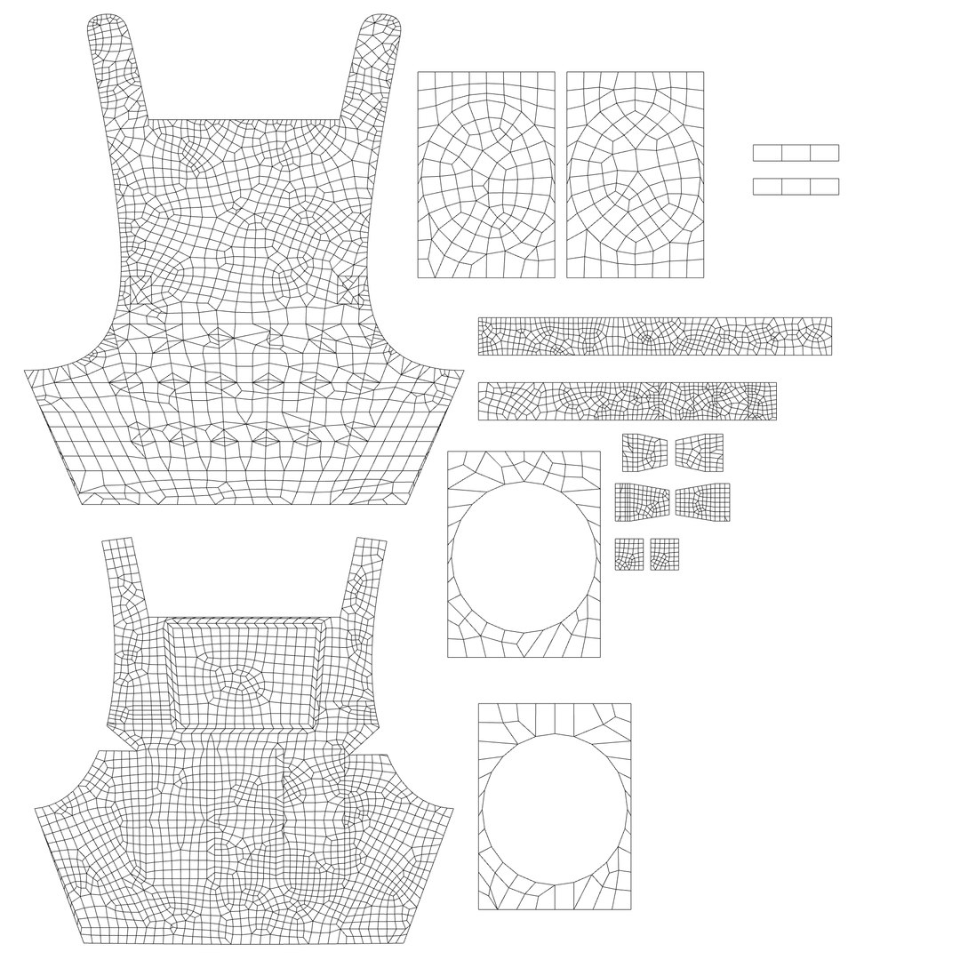 3D Military Outfit 3D Model - TurboSquid 2255284