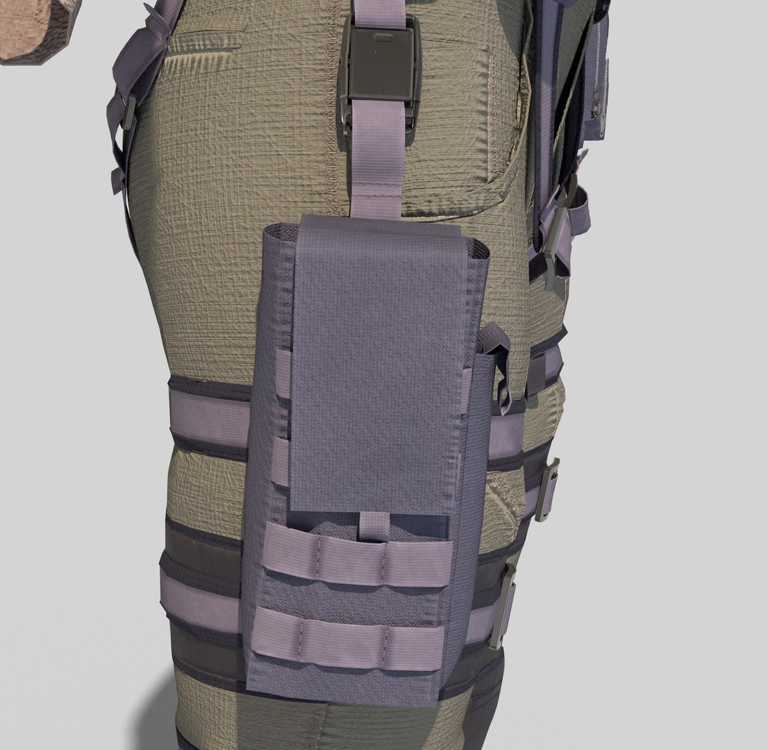 3D Military Outfit 3D Model - TurboSquid 2255284