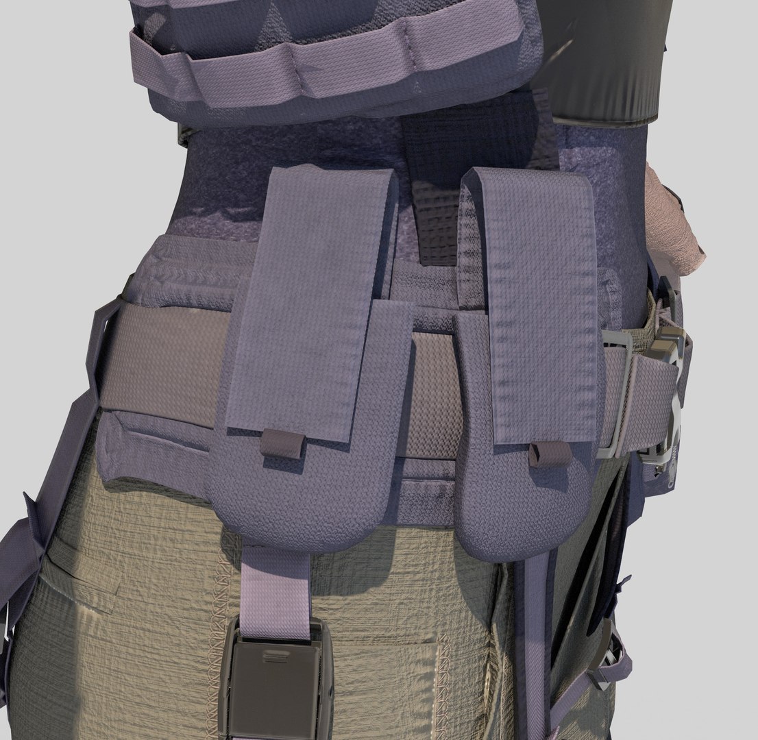 3D Military Outfit 3D Model - TurboSquid 2255284