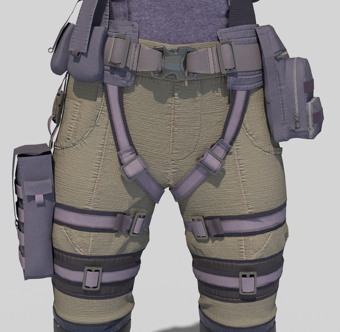 3D Military Outfit 3D Model - TurboSquid 2255284