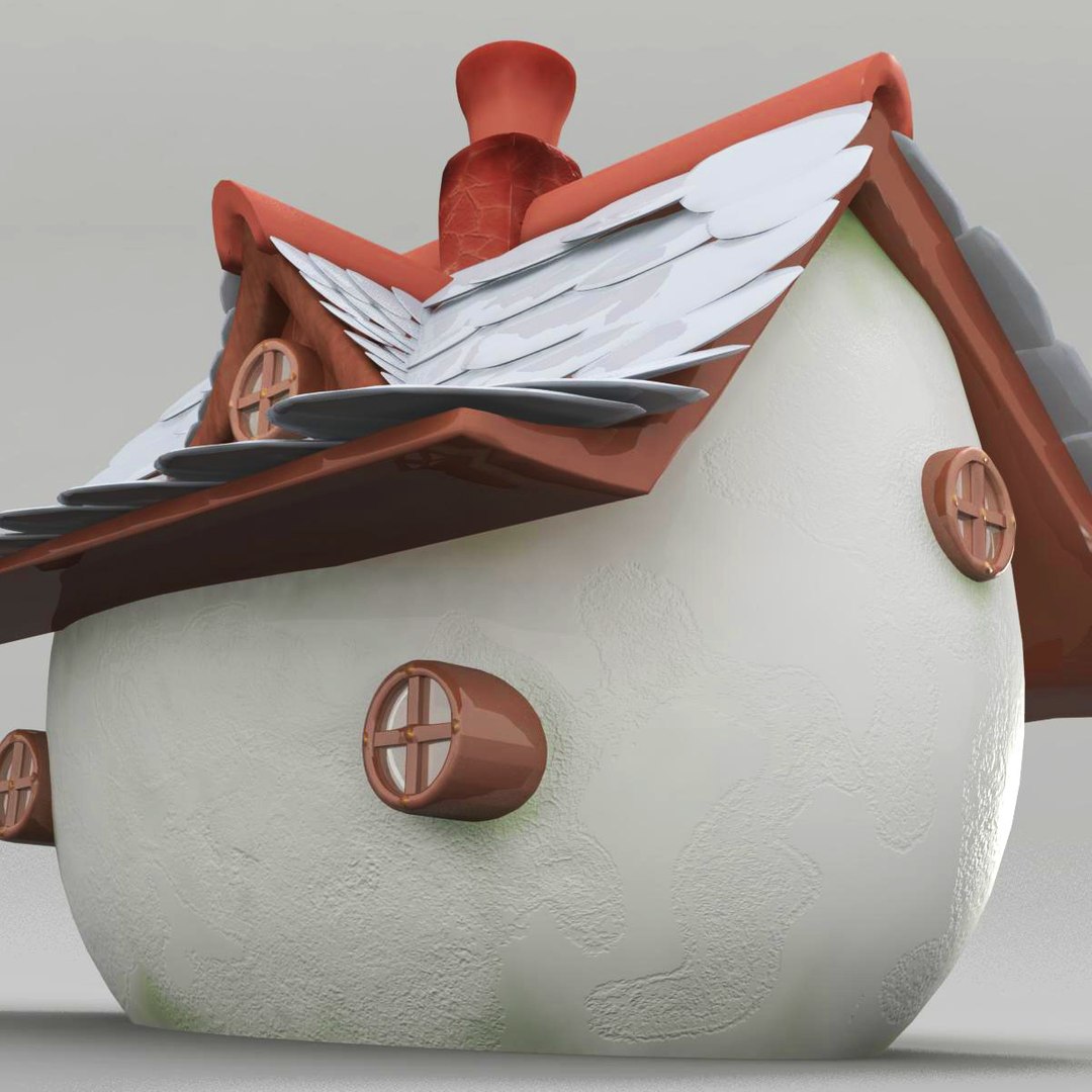 Pudding House 3d Obj