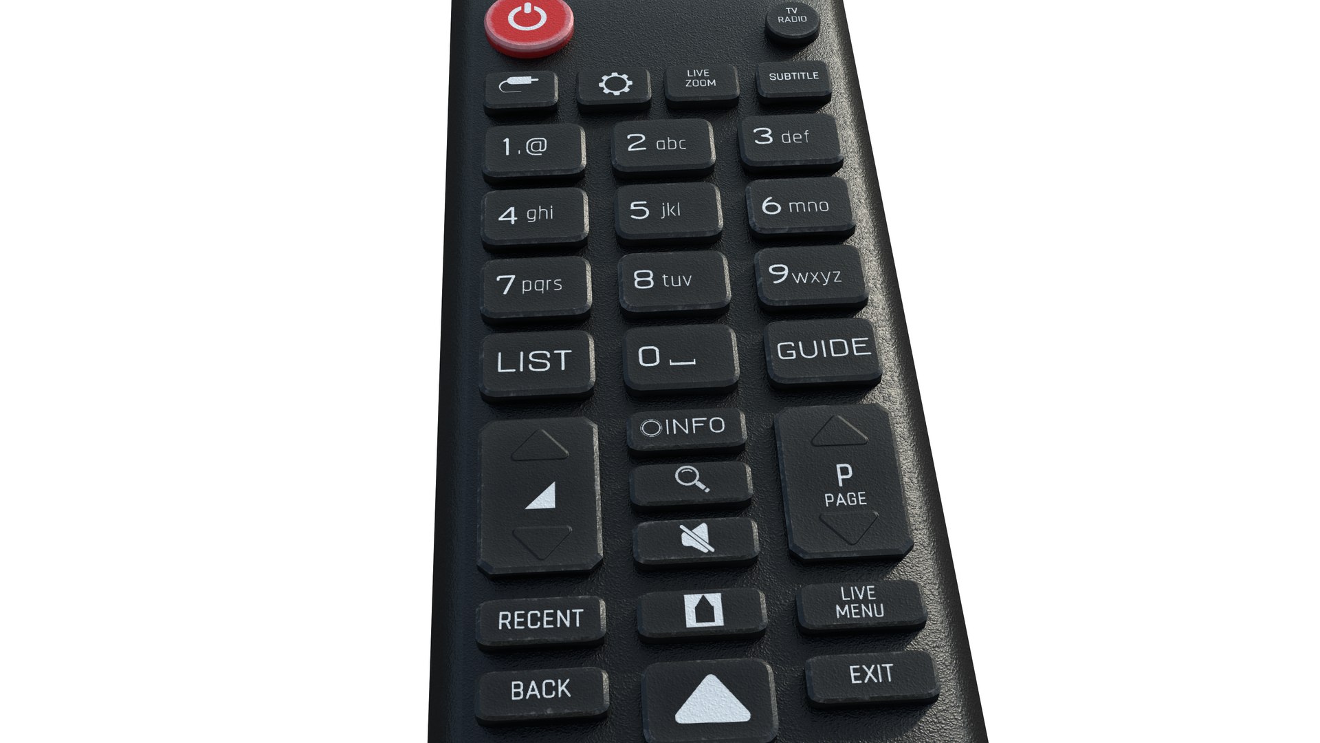 3D Remote Control For TV Model - TurboSquid 2022059