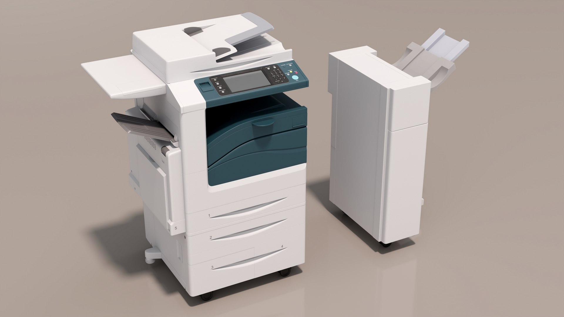 Office Multifunction Printer And Copy Machine Model - TurboSquid 2319459
