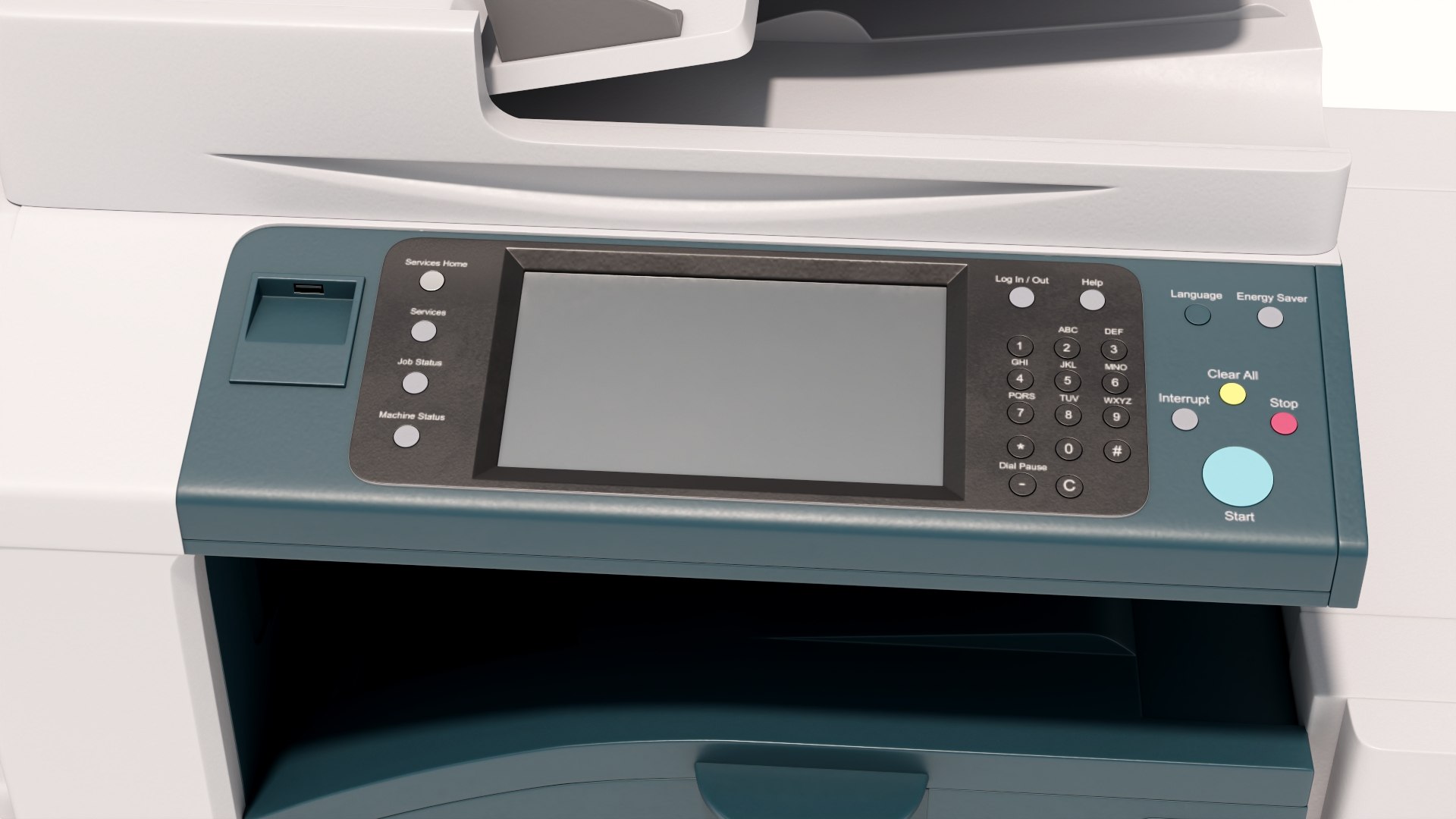 Office Multifunction Printer And Copy Machine Model - TurboSquid 2319459