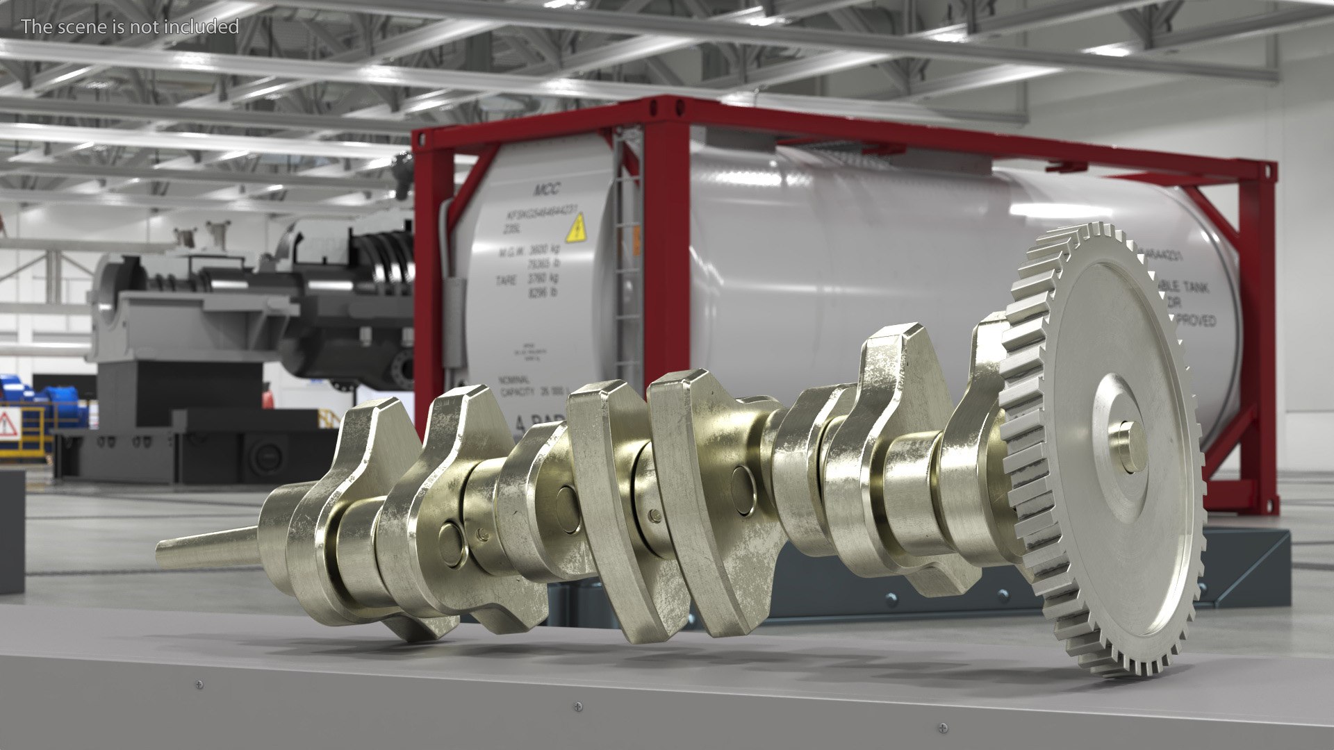 Engine Crankshaft 3D Model - TurboSquid 2323052