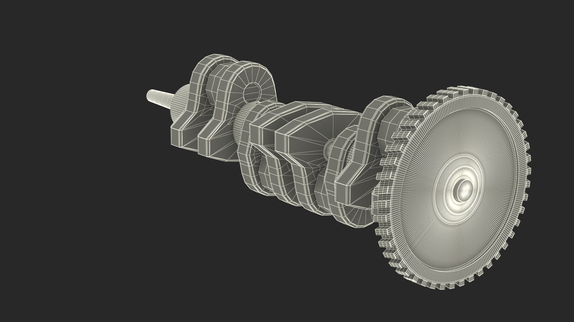 Engine Crankshaft 3D Model - TurboSquid 2323052