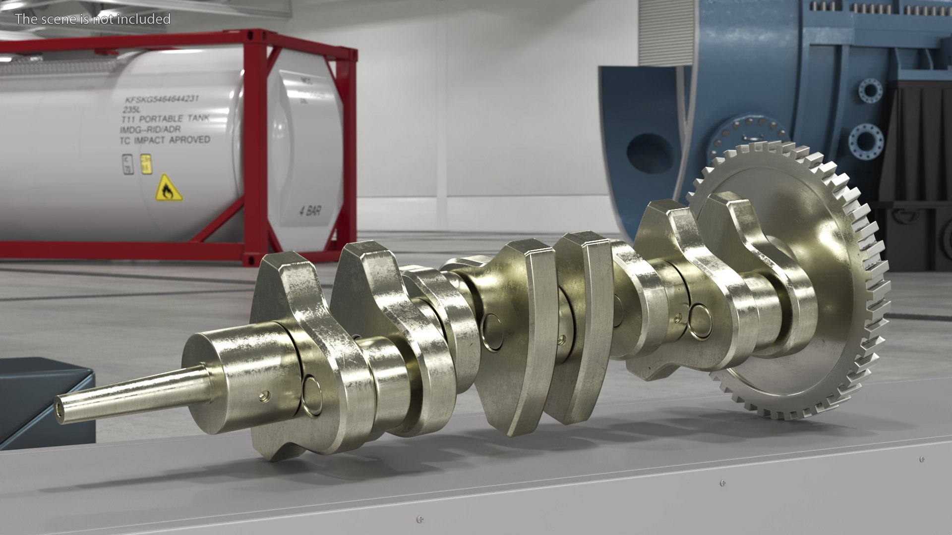 Engine Crankshaft 3D Model - TurboSquid 2323052