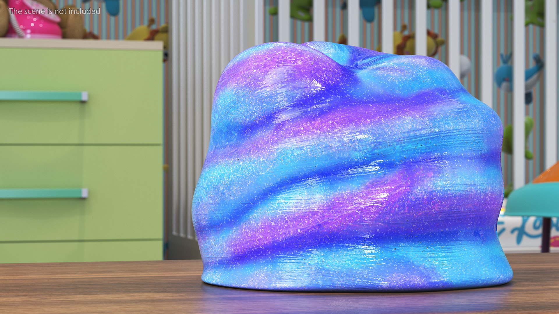 3D Blue Purple Toy Slimes - TurboSquid 2113750
