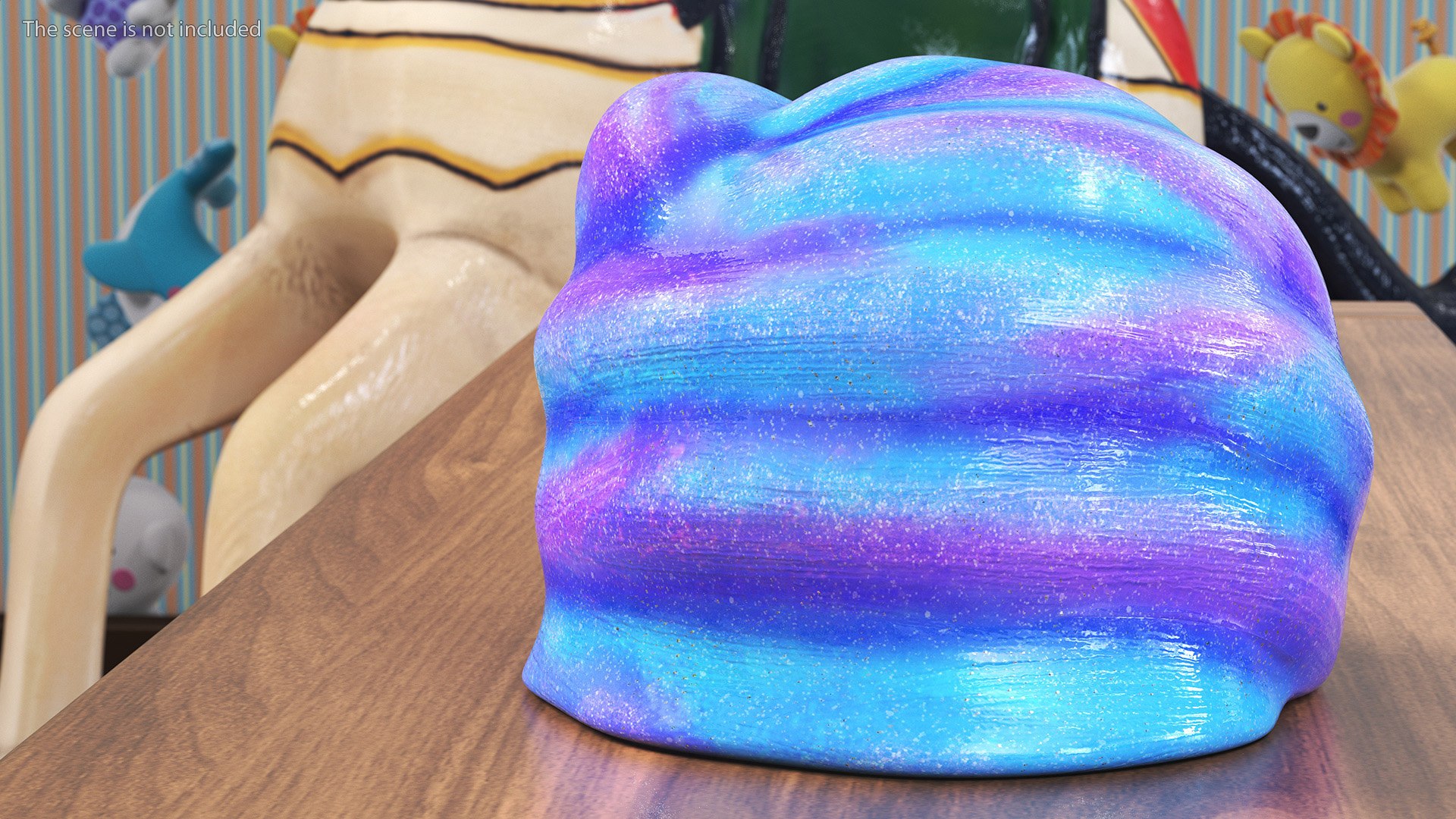 3D Blue Purple Toy Slimes - TurboSquid 2113750