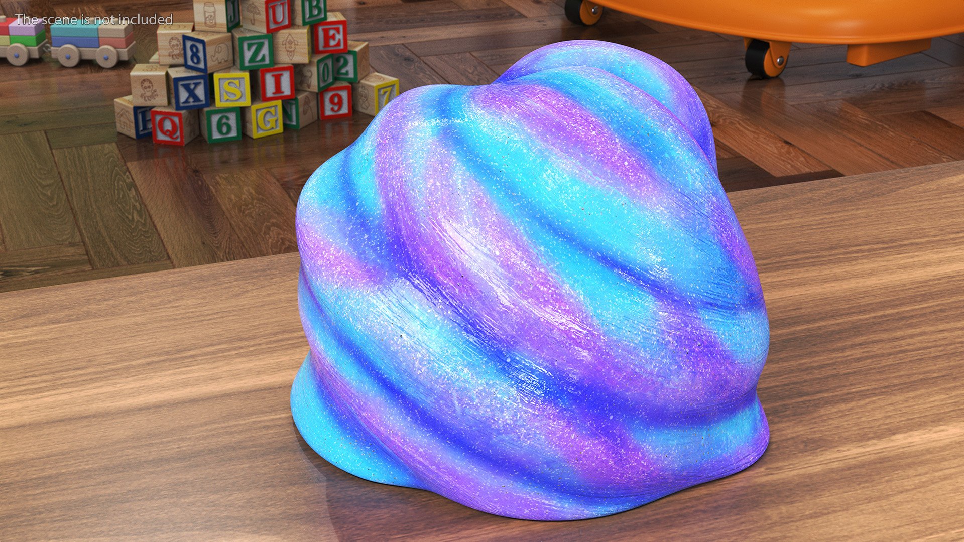 3D Blue Purple Toy Slimes - TurboSquid 2113750